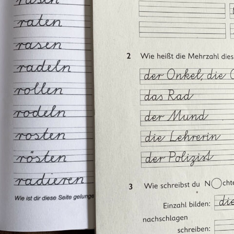 Welche Schreibschrift lernt mein Kind?