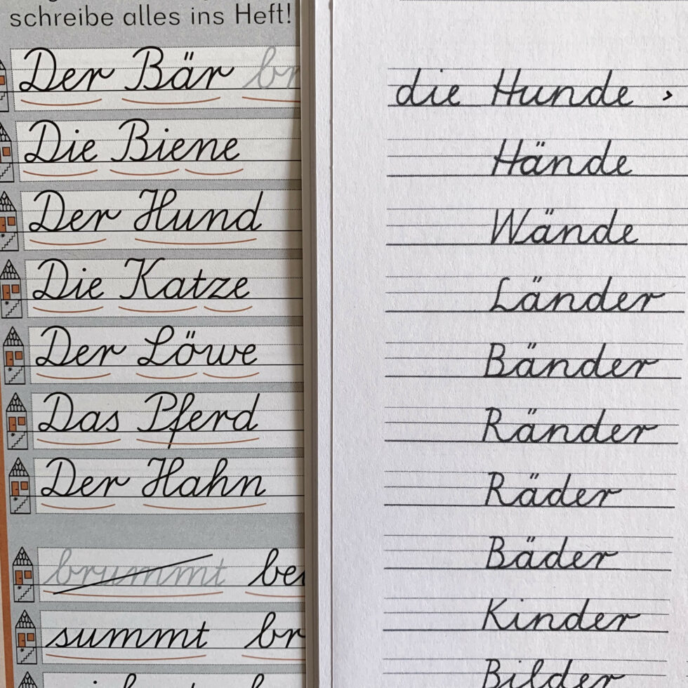 Welche Schreibschrift lernt mein Kind?