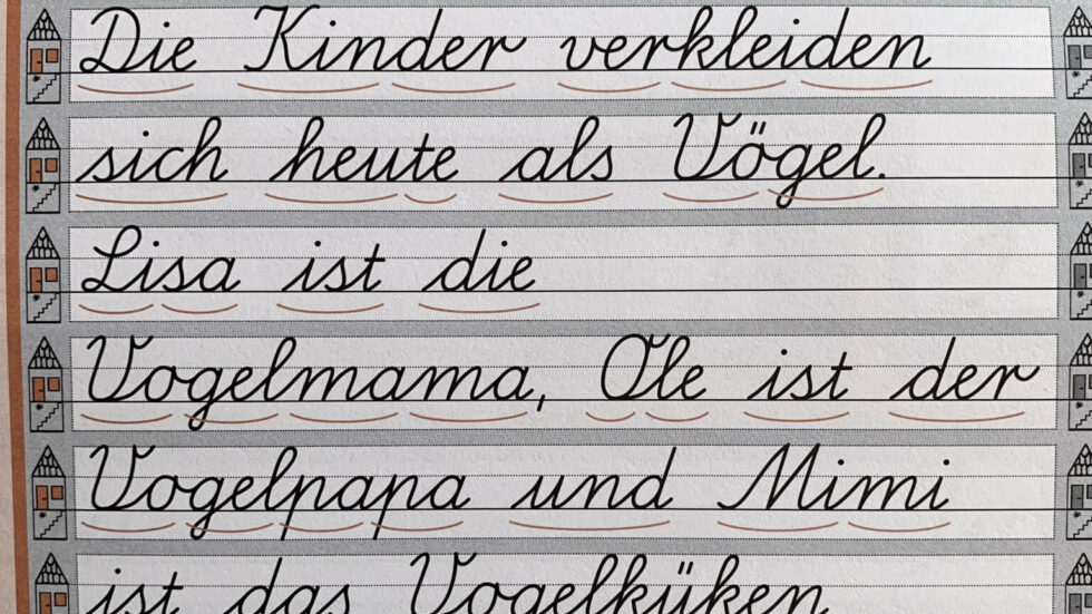 Welche Schreibschrift lernt mein Kind?